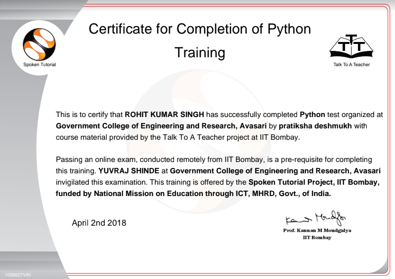 Rohit Kumar Singh : Portfolio